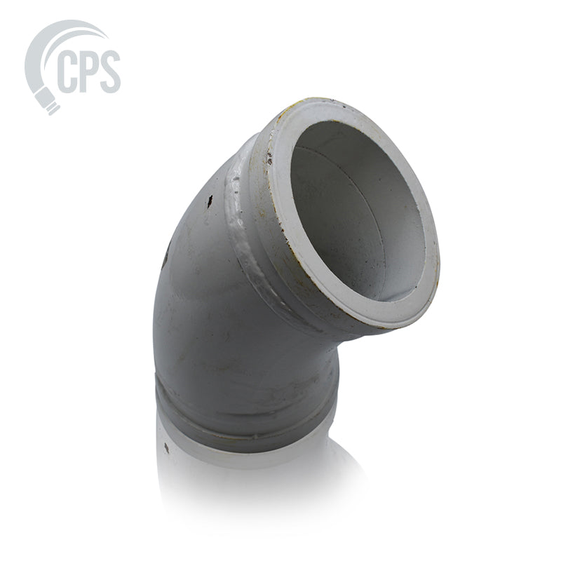 DN117 Chrome Carbide, Twin Wall, 45° Boom Elbow